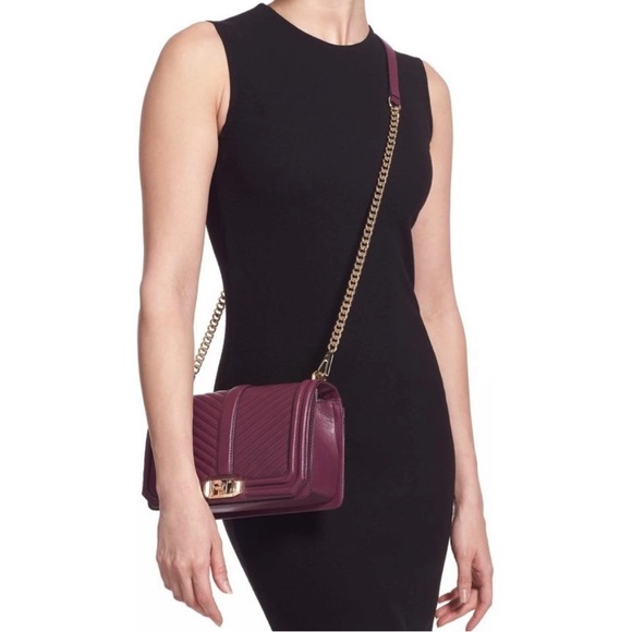 Rebecca Minkoff | Bags | Rebecca Minkoff Chevron Quilted Love Crossbody ...